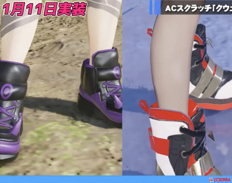 【PSO2NGS】靴系アクセは今後も実装予定！1月11日､18日､25日にも実装されるぞ！ - まかぽっぽNGS